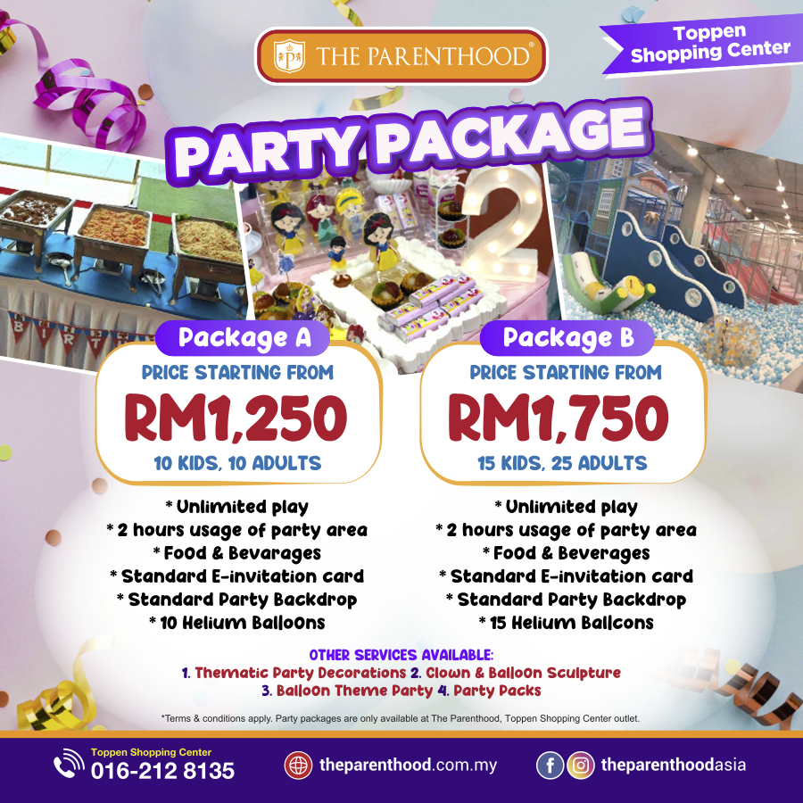 Party Packages – The Parenthood