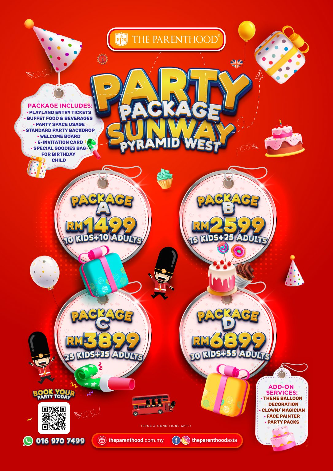 Party Packages – The Parenthood