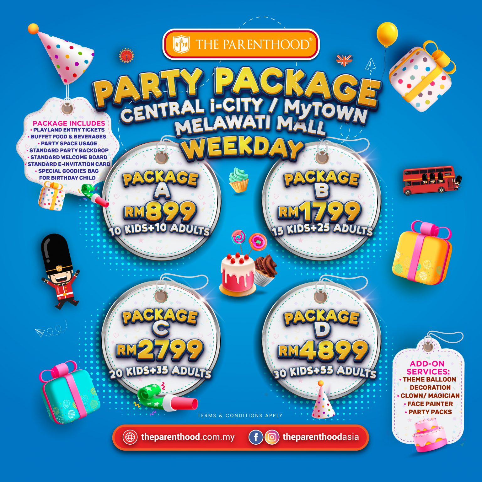 Party Packages – The Parenthood