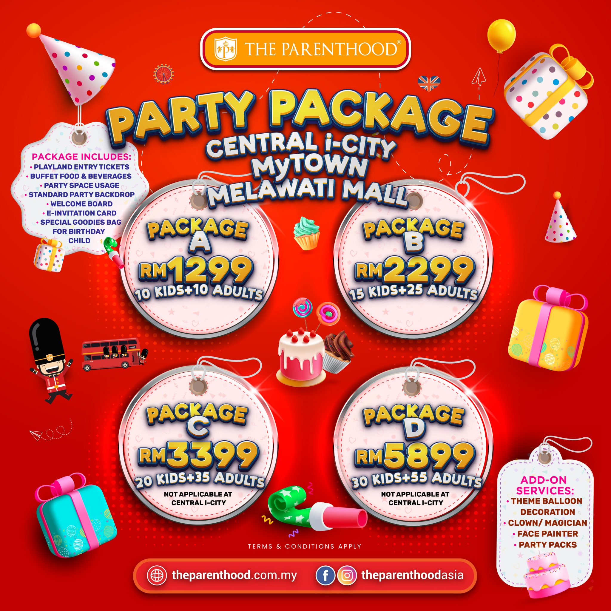 Party Packages – The Parenthood