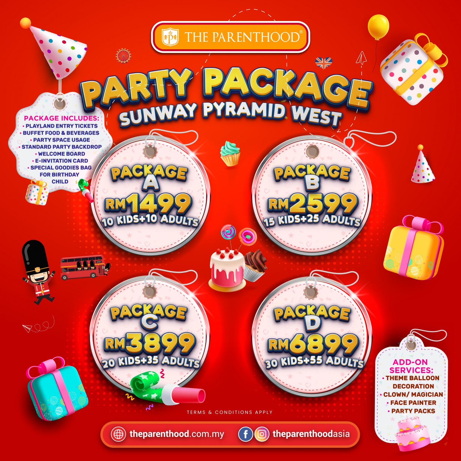 Party Packages – The Parenthood